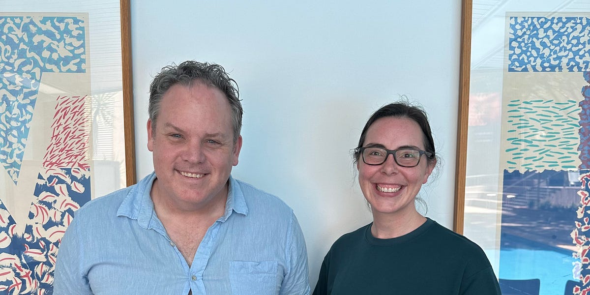 Brooke Dunnell in conversation with Laurie Steed