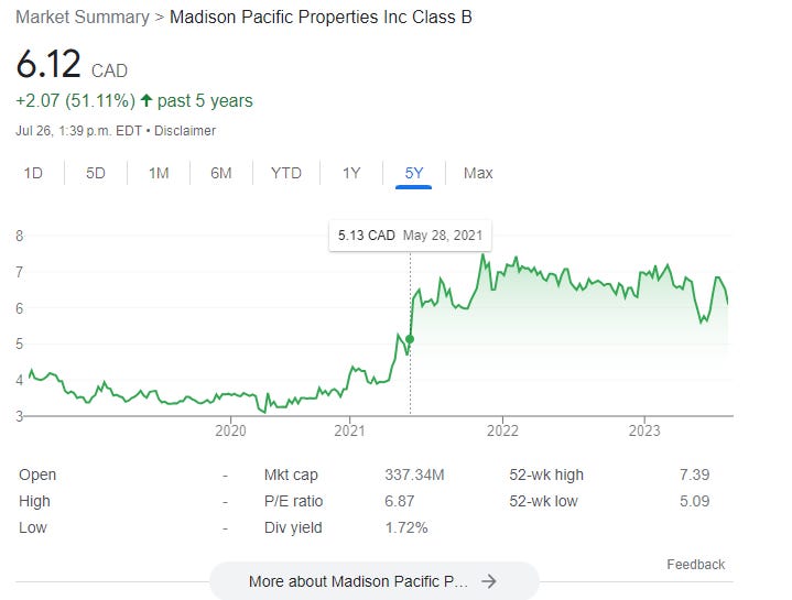 Madison Pacific Properties - by Tyler