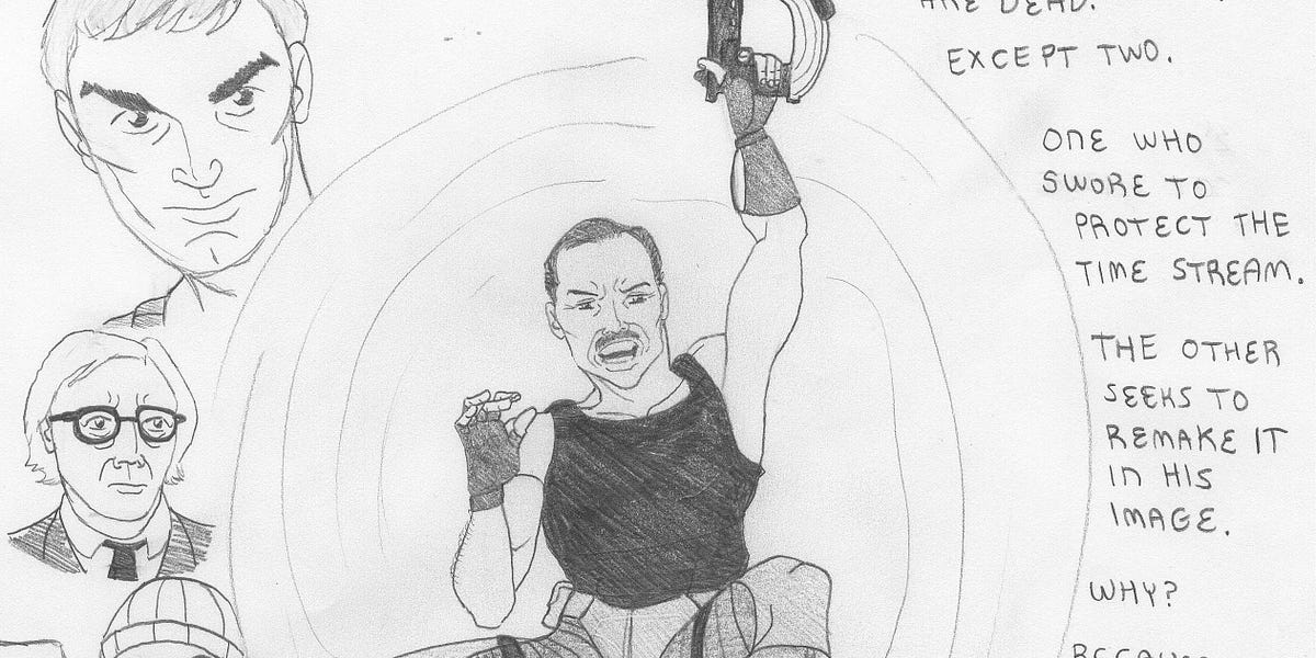 The Time Streamer concept art - by Anthony Joseph Buffa