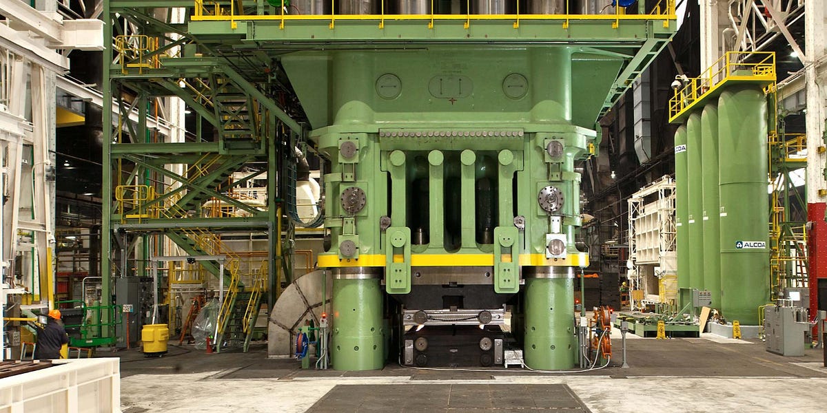 How to Build a 50,000 Ton Forging Press - by Brian Potter