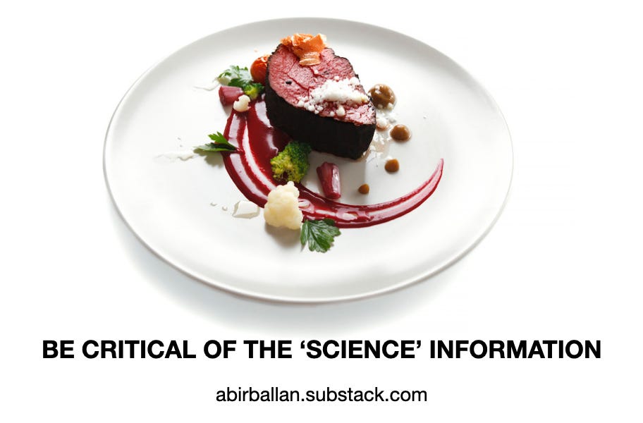10 WAYS TO BE A CRITICAL CONSUMER OF ‘SCIENCE’ INFORMATION