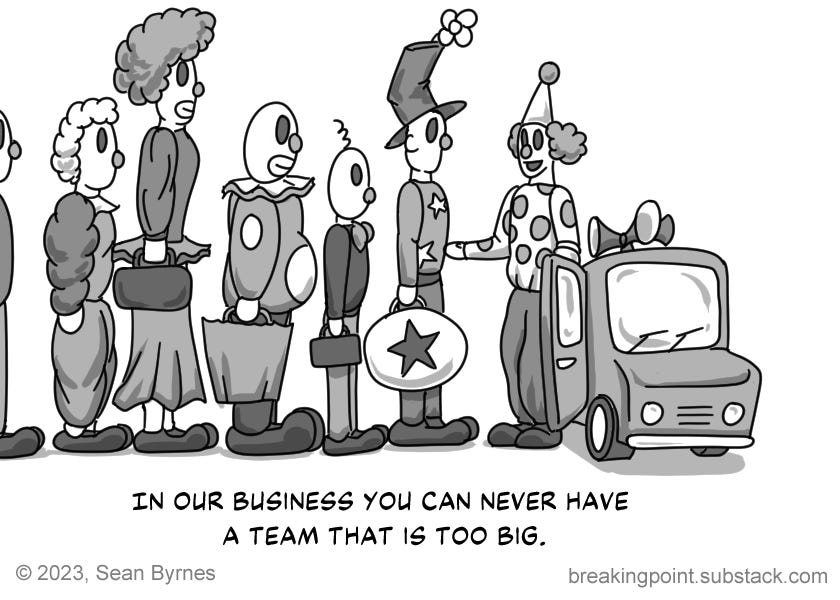Are Bigger Teams Better? - by Sean Byrnes
