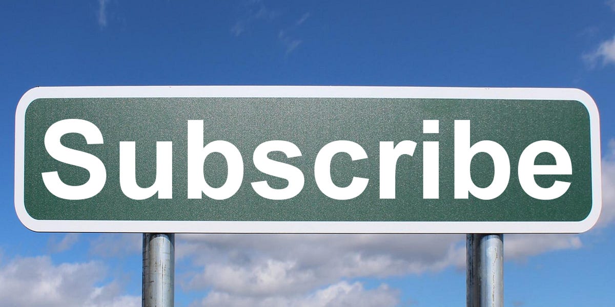 Setting up your subscription - by Sammie Purcell