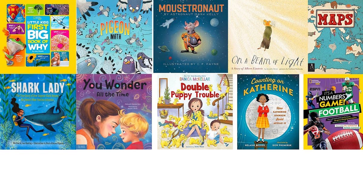 10 Wonder-ful STEM Books for Kids - by Deborah Farmer Kris