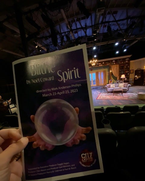 Blithe Spirit (City Lights) - by Emily - South Bay Theater