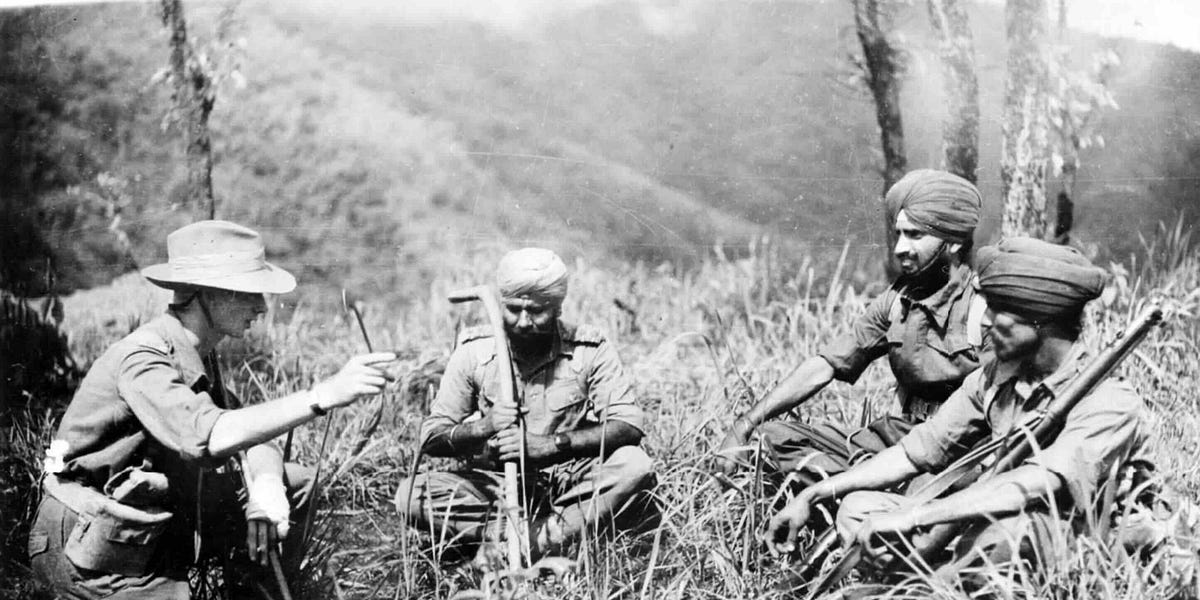 Heroic single handed bayonet attack - by Martin Cherrett