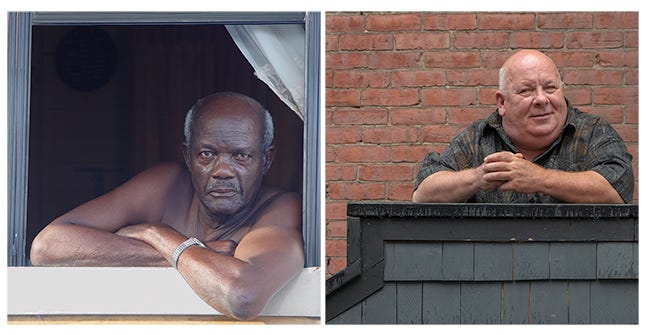 Transparent faces - by Terry J. Allen