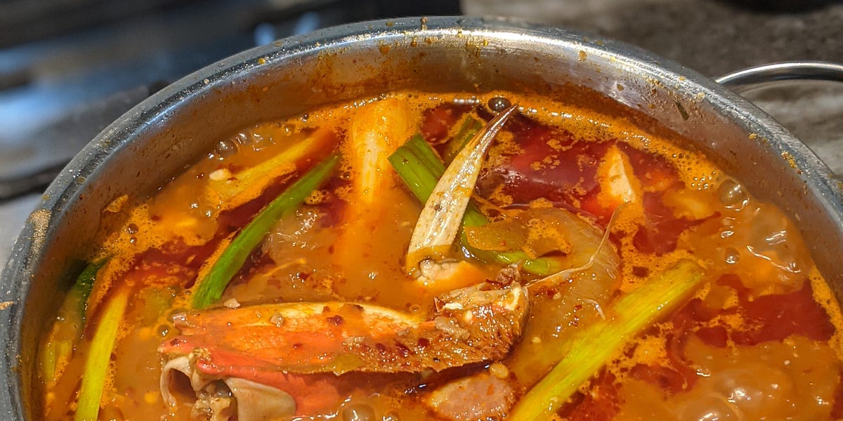 Jjigae with Costco Crab - by Carol Banks Weber (Coggie)