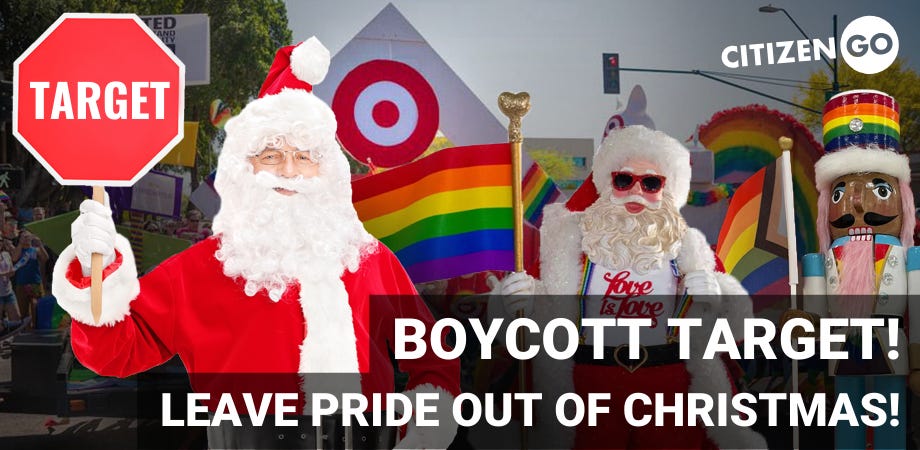 Target Boycot: For Promoting LGBT Ideology to Our Children