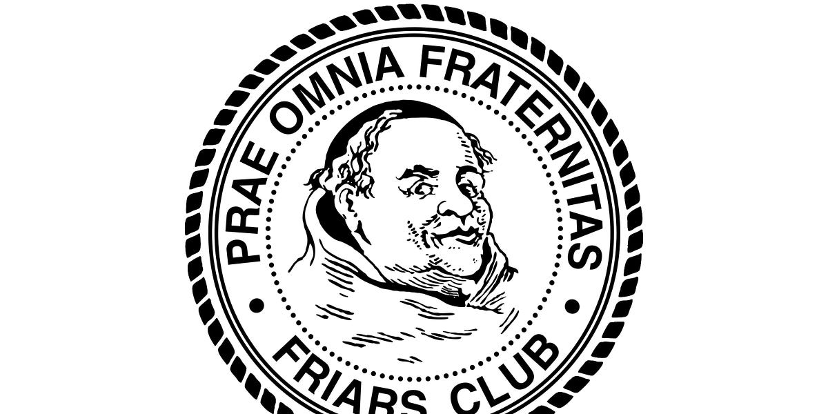 The Rise and Fall of the Friars Club - by Joseph Davidsohn