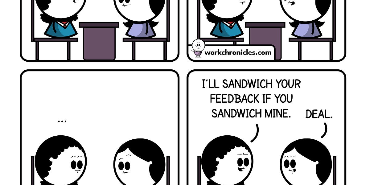 (comic) Clear and direct feedback - Work Chronicles