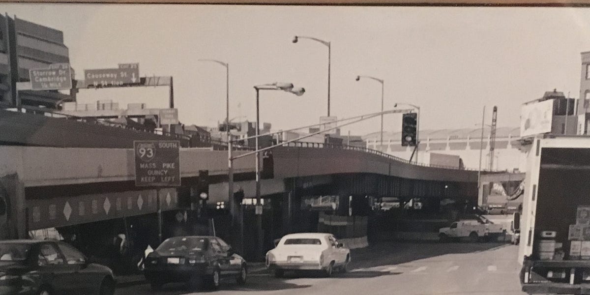 Looking Back at Boston’s Old Expressway - by Jay Gillespie