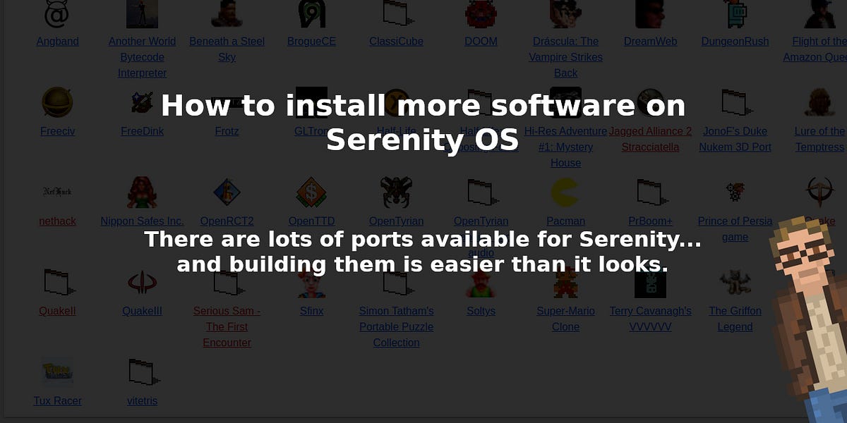 How to install more software on Serenity OS