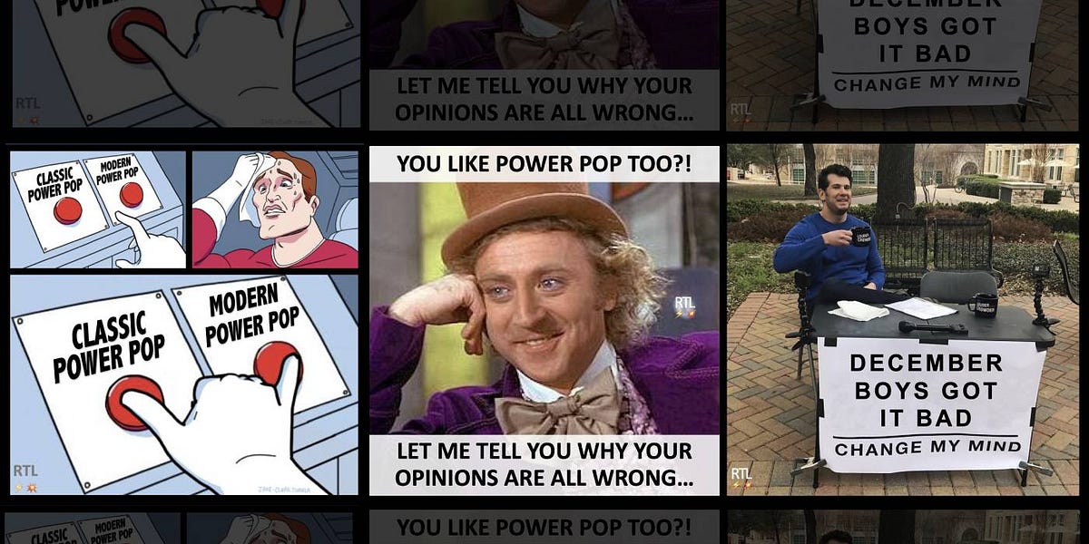 A Collection of Funny Power Pop Memes - by S.W. Lauden