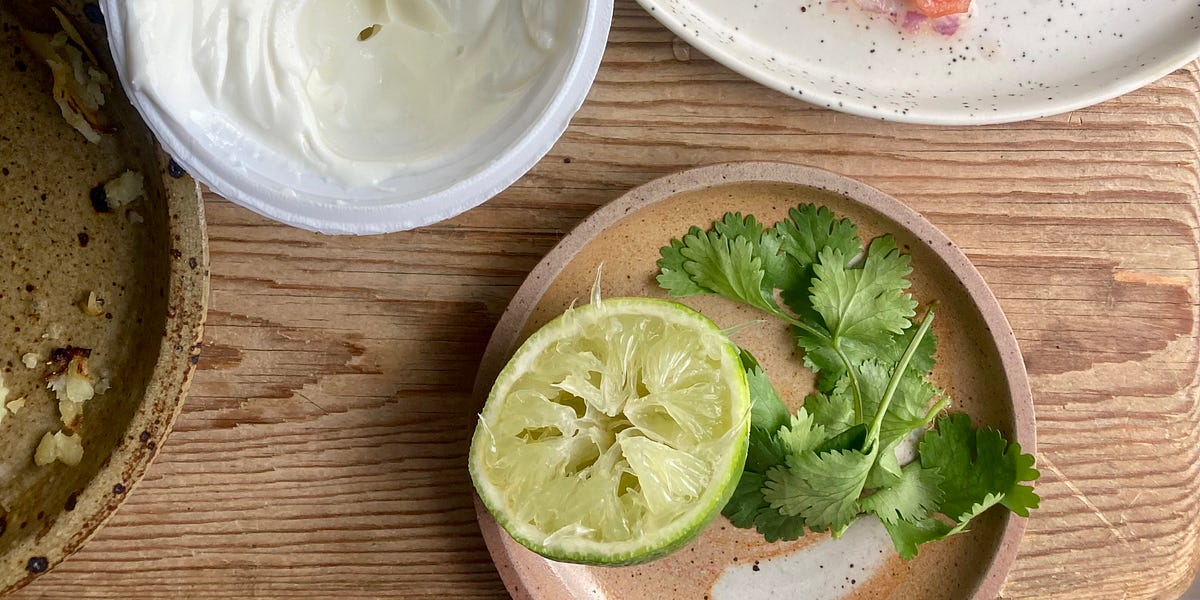 Fozia Ismail’s sweet potato rösti with tamarind bisbas