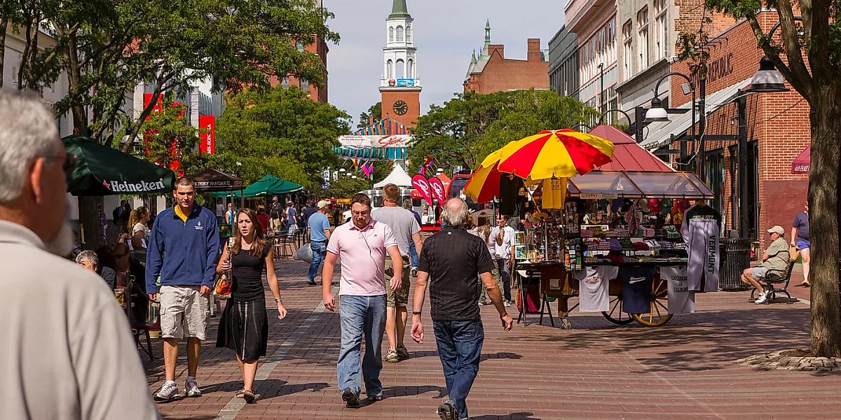 7 Best Downtowns In Vermont - Victoria’s Substack