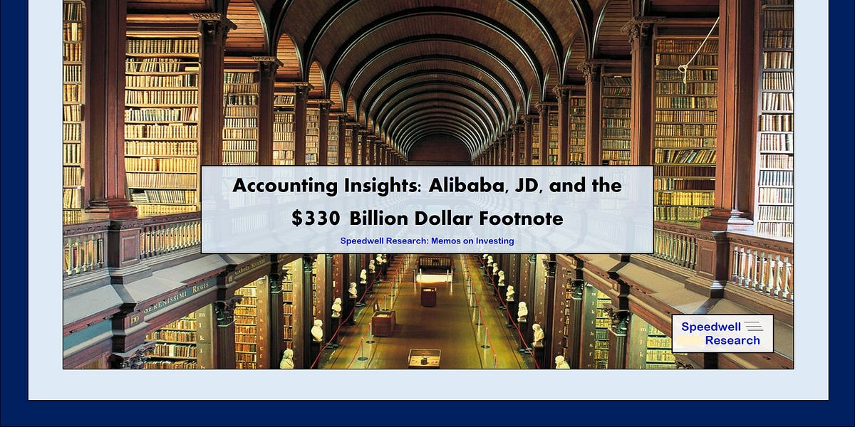 Accounting Insights: Alibaba, JD, and the $330bn Footnote