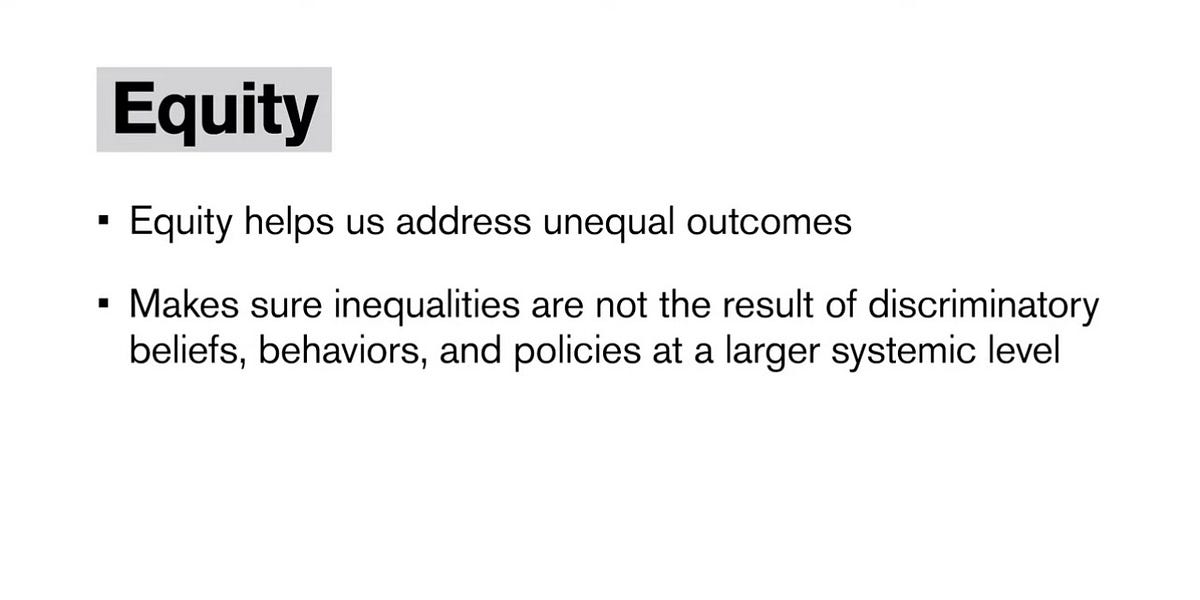 ASU video on equity - by Dr. Owen Anderson