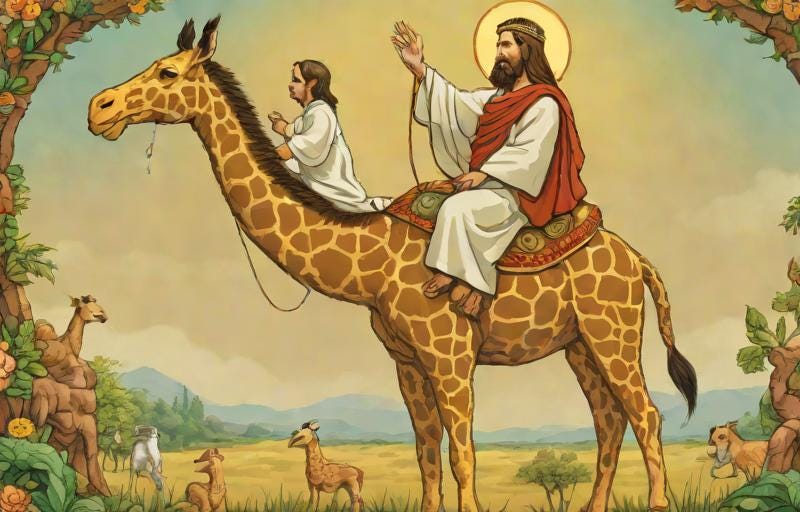 Meet The Lady Who Rode Giraffes Bareback With Jesus In God’s Petting Zoo