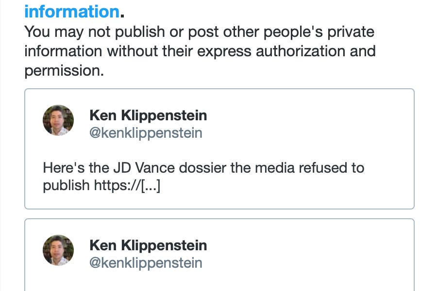 Twitter Banned Me - Ken Klippenstein