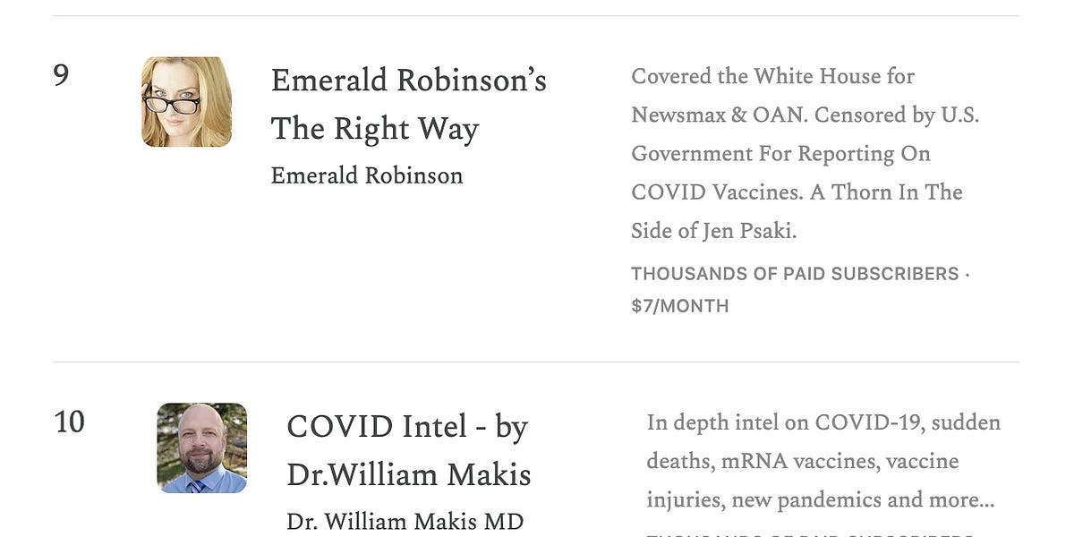 Substack Has Gone Woke - Emerald Robinson’s The Right Way