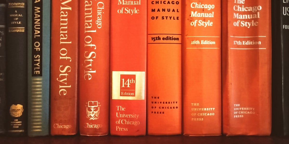 ‘The Chicago Manual of Style’: My Life as an Editor in Six Editions