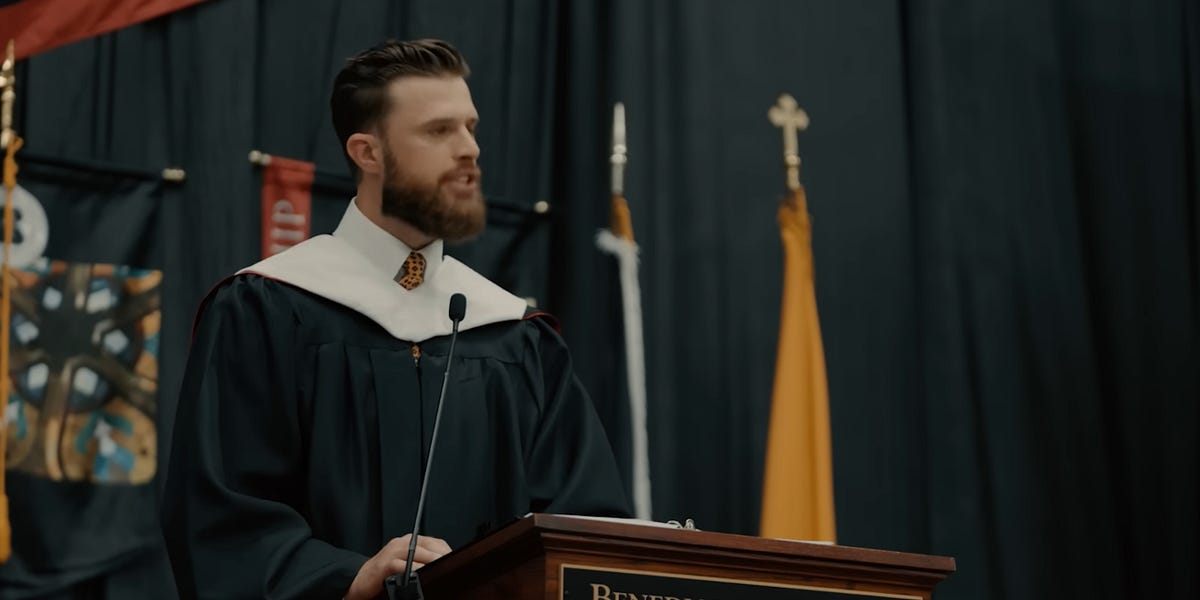 Harrison Butker's commencement speech was a disgrace to Catholics ...