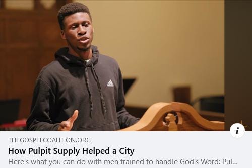 How Pulpit Supply Helped a City - by Mo Hodge Ministries