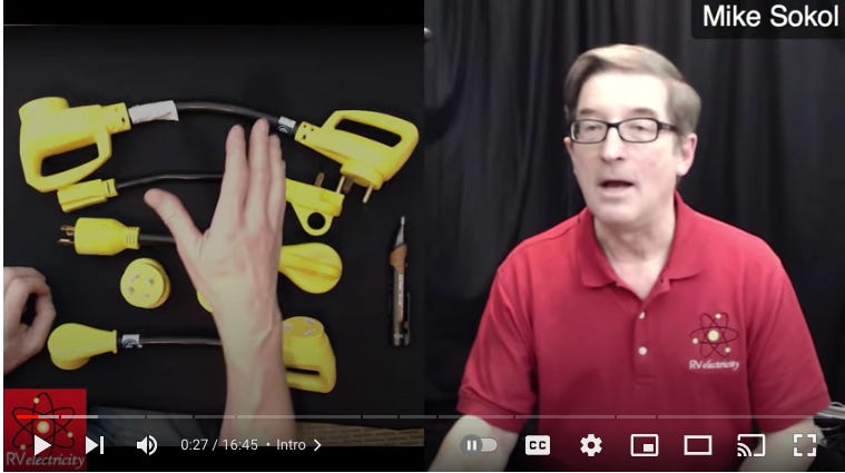 RV Dogbone Basics - by Mike Sokol - RVelectricity