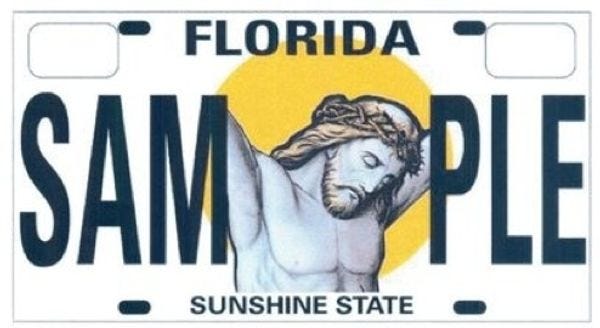 Florida Reveals Tasteful New License Plate - by Ken Layne