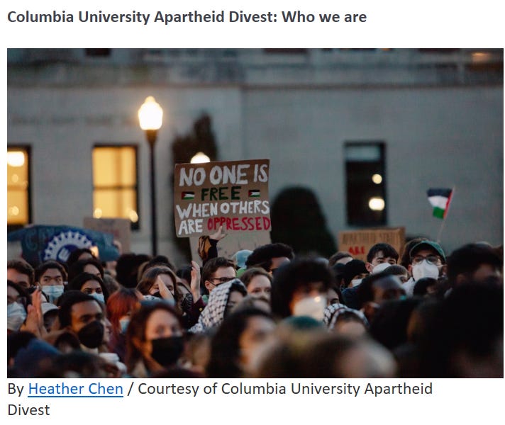 How the Columbia protest sparked a student revolt