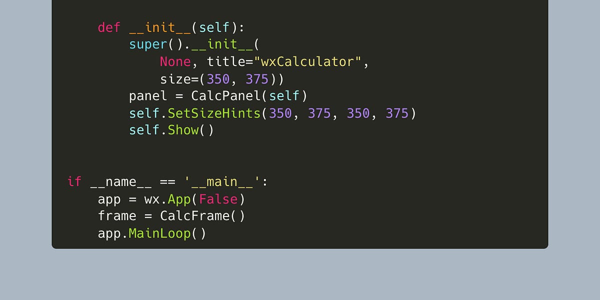 Creating a Desktop Calculator with wxPython Creating a Desktop Calculator with wxPython