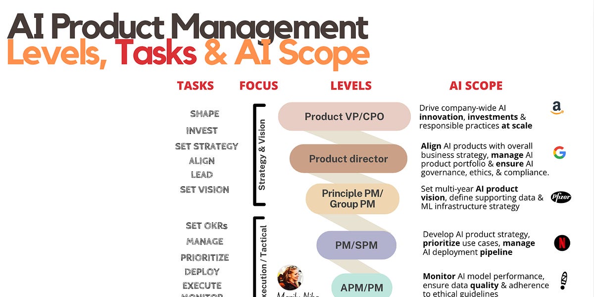AI Product Management: Levels, Tasks & AI Scope 🪜
