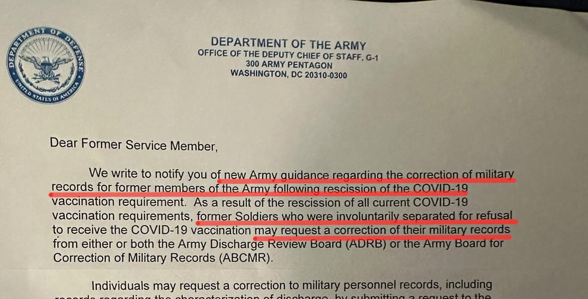 Is the army begging soldiers who refused COVID vaccine and were laid ...