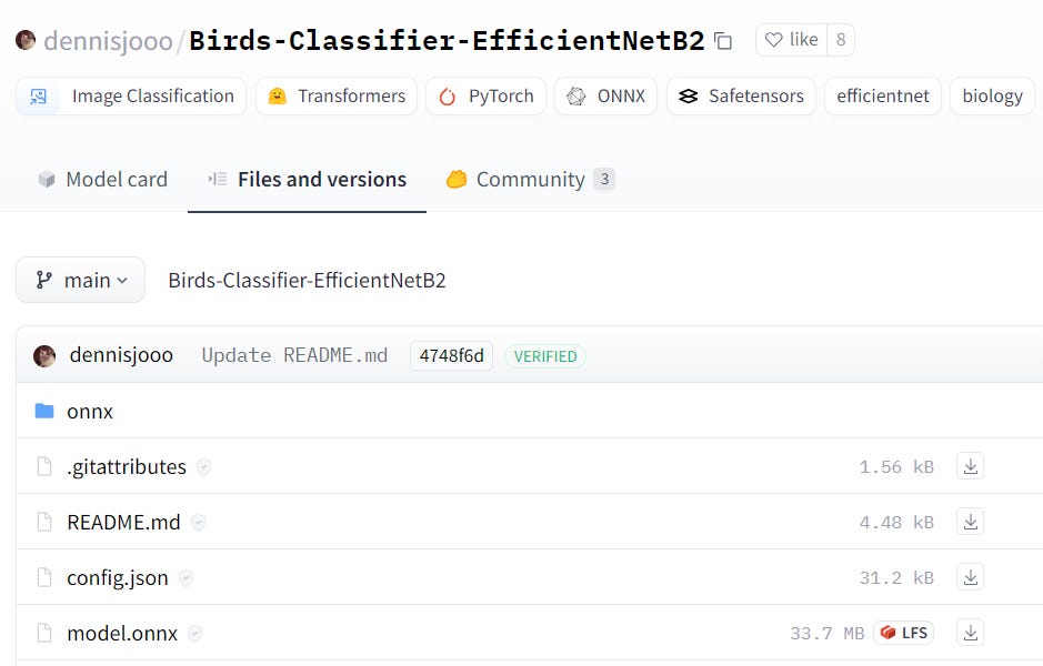 Bird Classification - Running AI Models with Java and ONNX Runtime