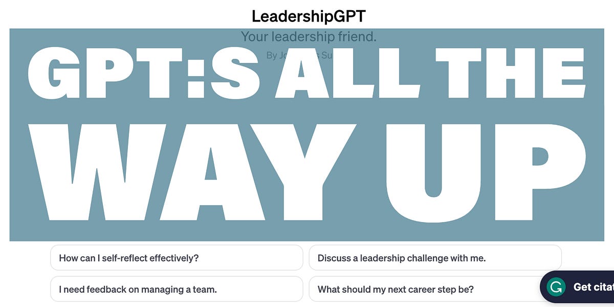 GPTs all the way up. - by Johannes Sundlo - FullStack HR