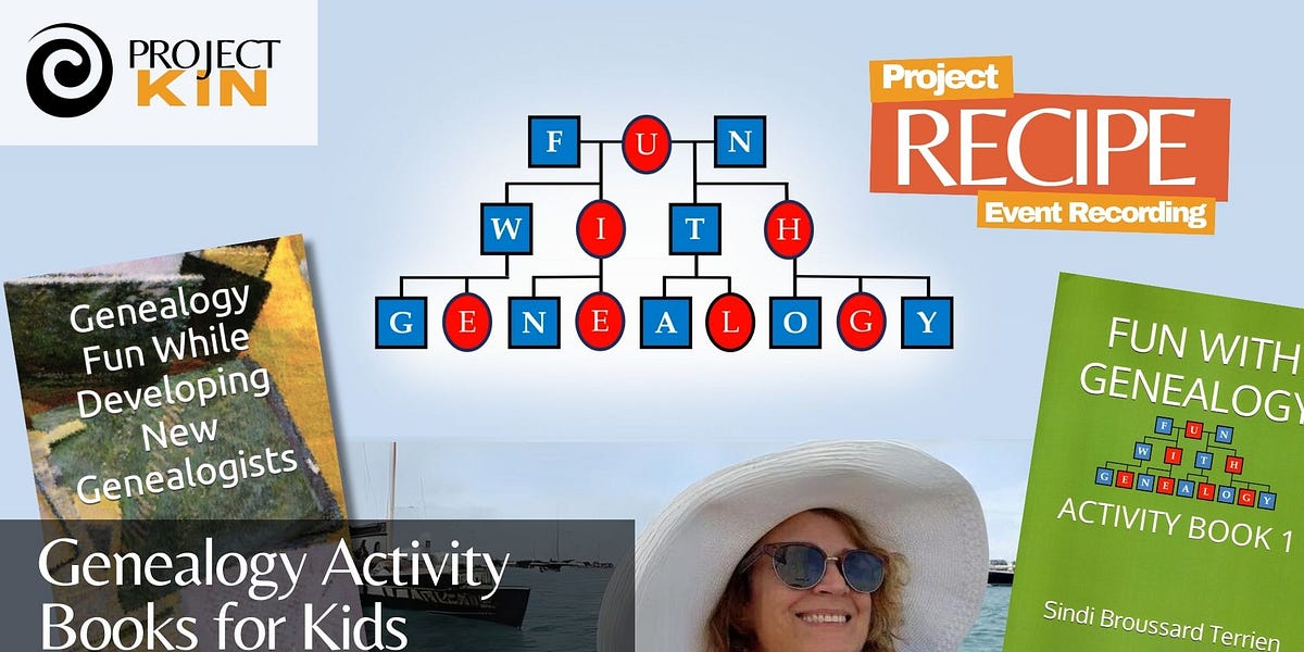 Project Recipe » Genealogy Activity Books for Kids