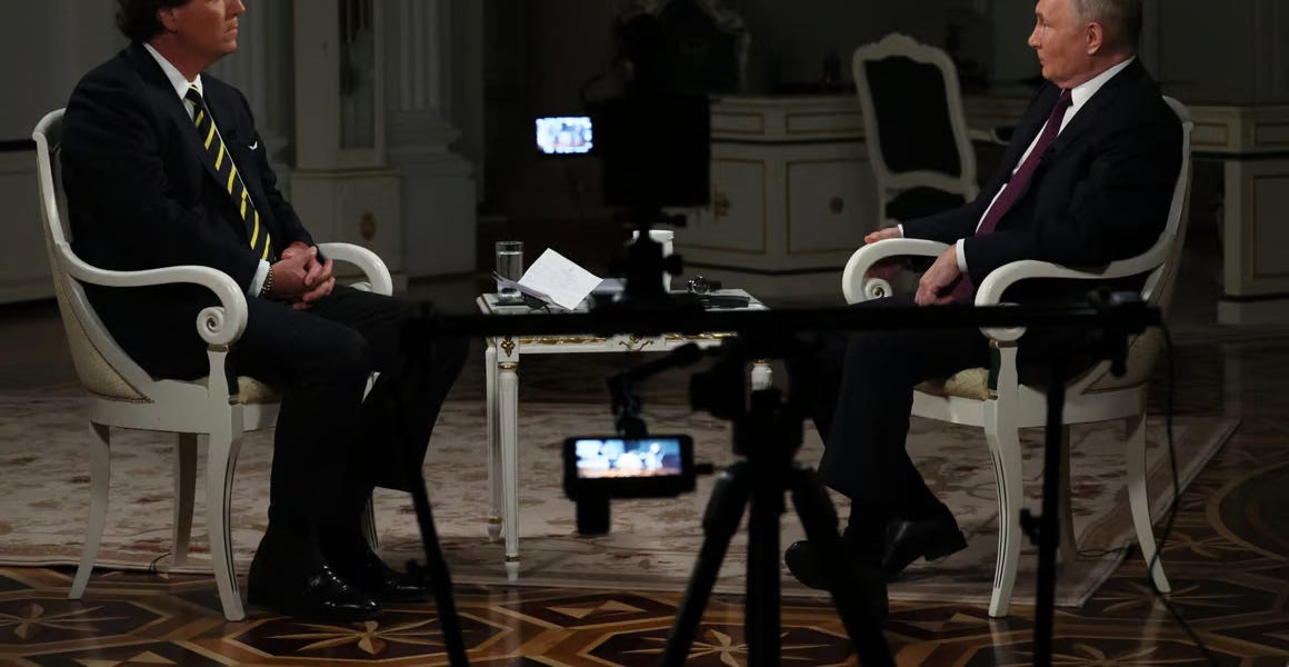 On President Putin's Interview with Tucker Carlson...