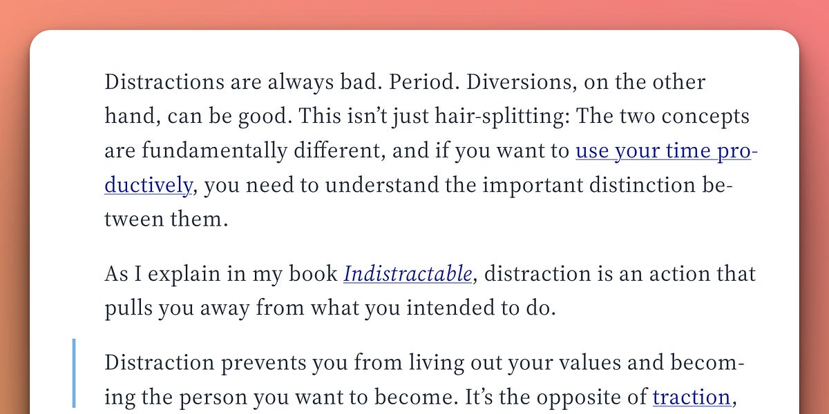 🤔 Distraction vs Diversion - by Ayush 🙏