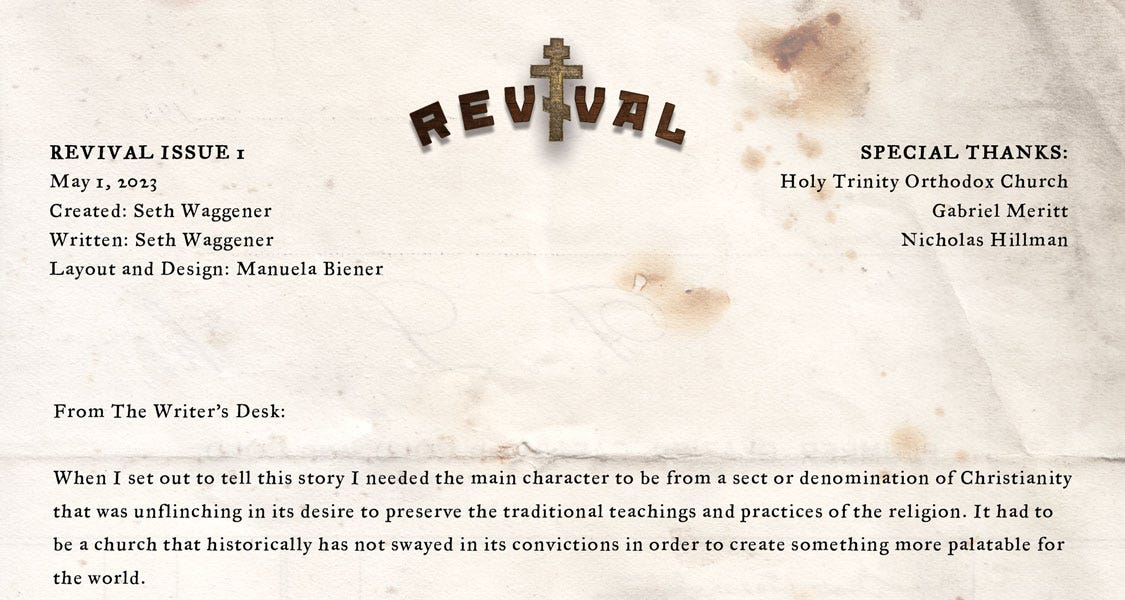 Concerning Orthodoxy's Role in Revival - by Seth Waggener