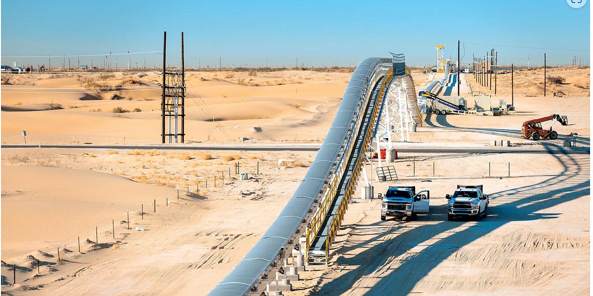 The Dune Express: A 42-Mile Long Superhighway for Frac Sand