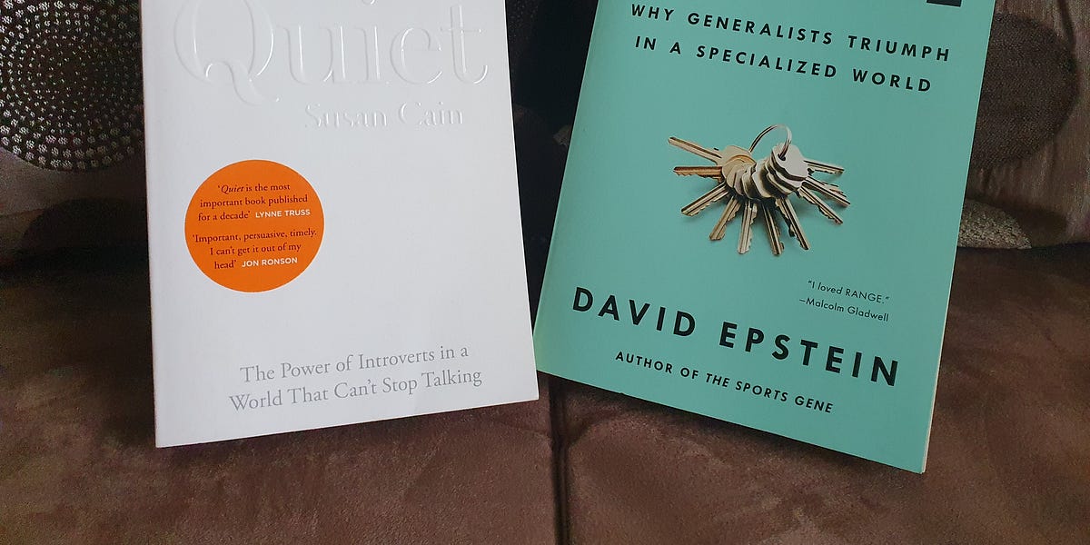 DevRel Book Recommendations: "Quiet" for the Introverts and "Range" for ...