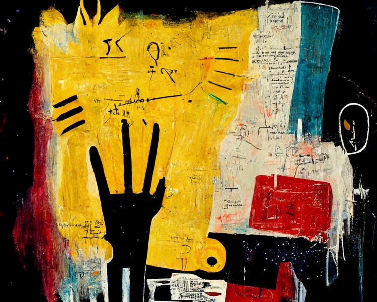 The Night He Touched a Basquiat - Kijiko’s Substack