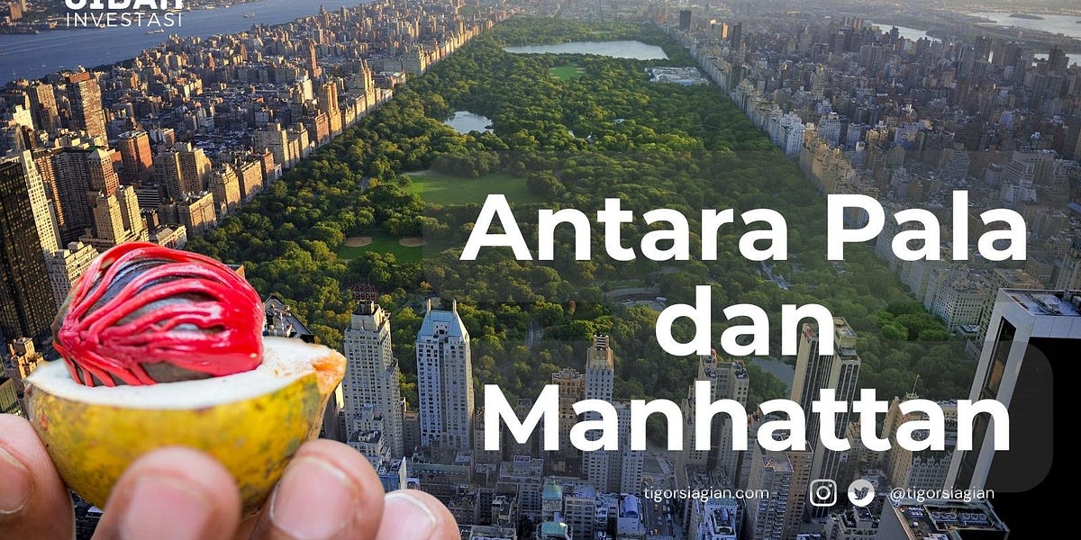 Antara Pala dan Manhattan - by Tigor Siagian, CFA, FRM