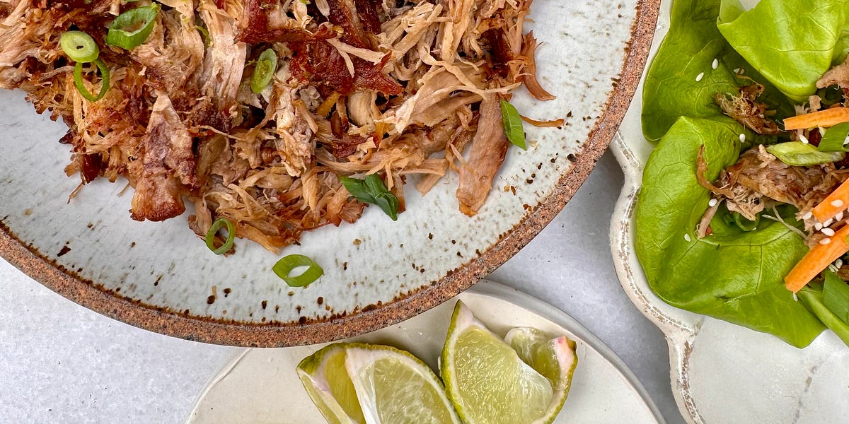 Sesame Ginger Pulled Pork Three Ways