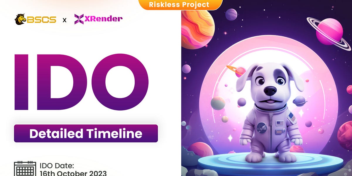 XRender AI IDO Detailed timeline - BSCS Newsletter