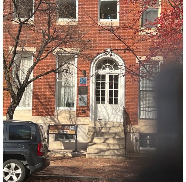 The H.L. Mencken House - by Jeffrey Falk