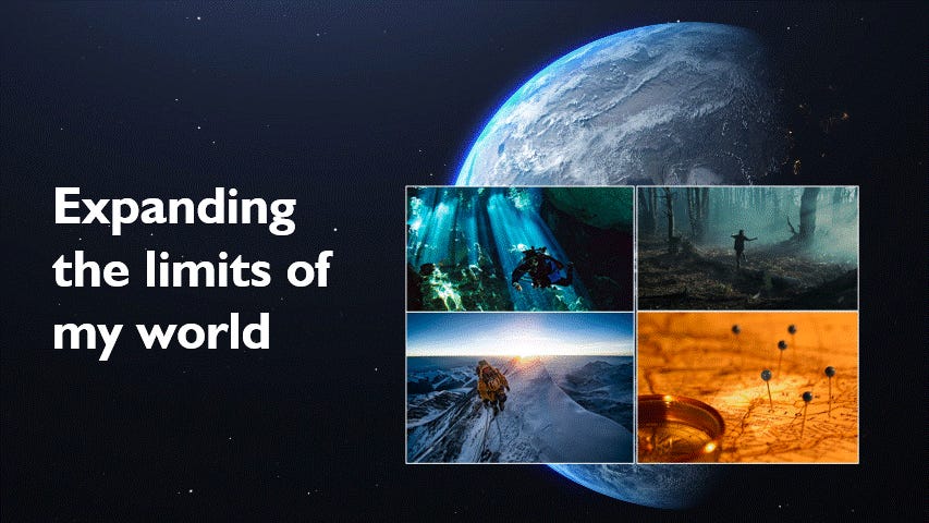 Expanding the Limits of my World