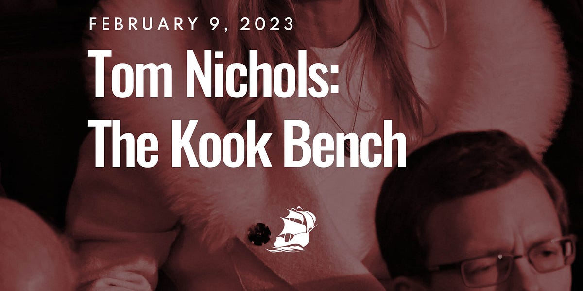 Tom Nichols: The Kook Bench - by Charlie Sykes