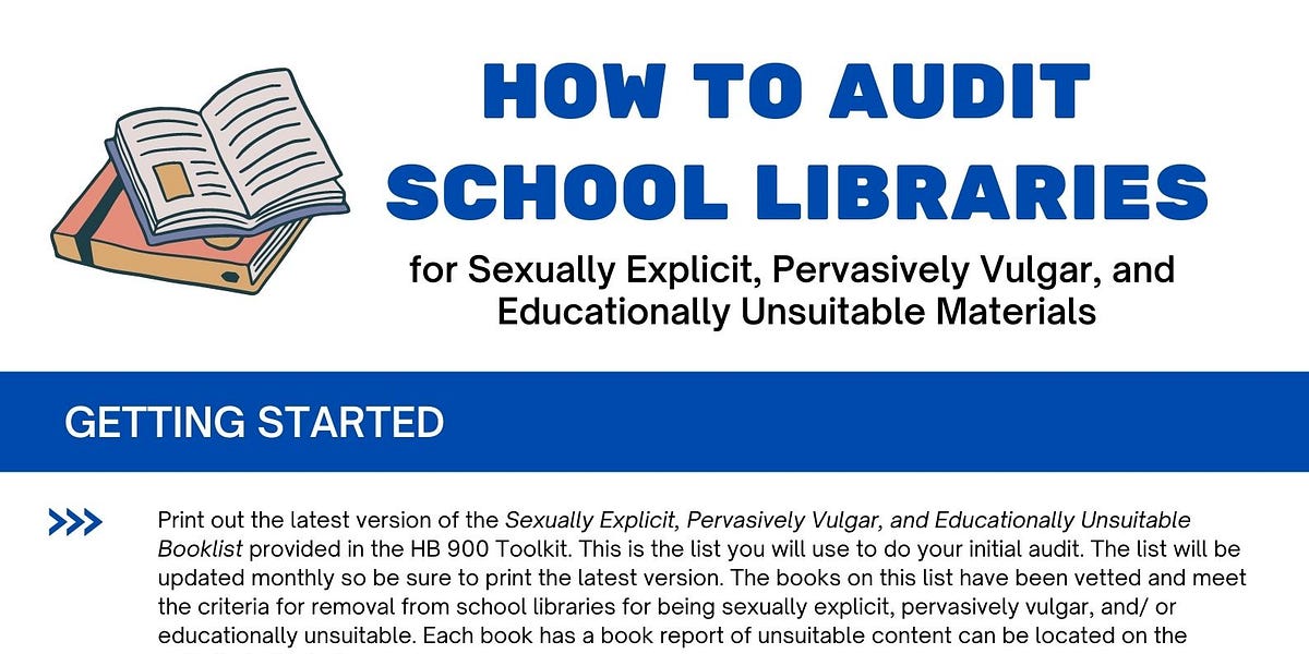 How To Audit School Libraries - Protect Childhood Substack